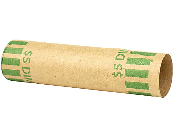 Control Group Crimped End Coin Wrappers Dimes Green Pack Of 1000 ...