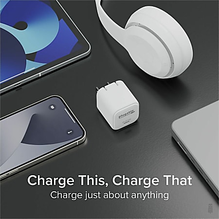 Plugable GaN USB C Charger Block 30W Portable Charger Foldable Prongs ...