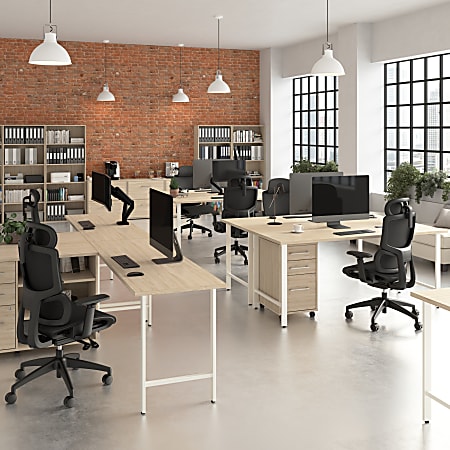 Bush Business Furniture Hustle 72 W Computer Desk and Low Storage ...