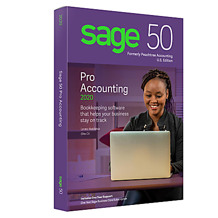 Sage 50 Pro Accounting 2020 Software Disc - Office Depot