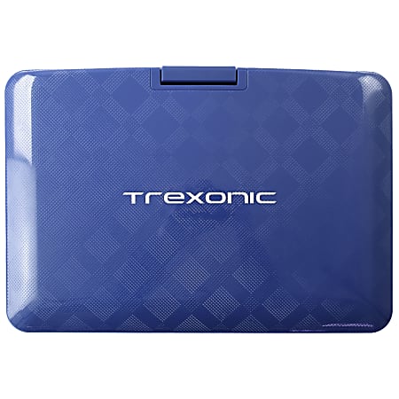 Trexonic Portable DVD Player With Swivel TFT LCD Screen 14.1 Blue ...