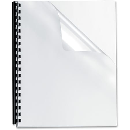 Fellowes Clear Presentation Binding Covers 8 12 11 Clear Pack Of 100 ...