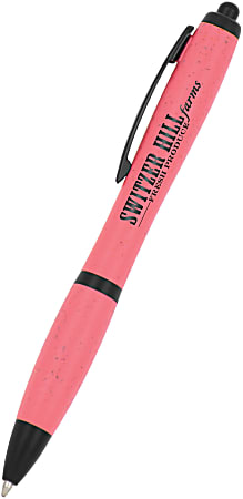Custom Promotional Color Grip Wheat Straw Pen Medium Point Assorted ...