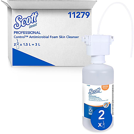 Scott Control Antimicrobial Foam Skin Cleanser 1.59 quart Pump Bottle ...