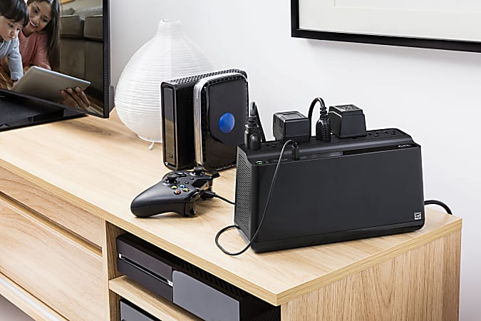 APC Back UPS BE600M1 Battery Backup 7 Outlet 600VA330W - Office Depot