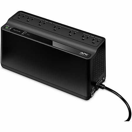 APC Back UPS BE600M1 Battery Backup 7 Outlet 600VA330W - Office Depot