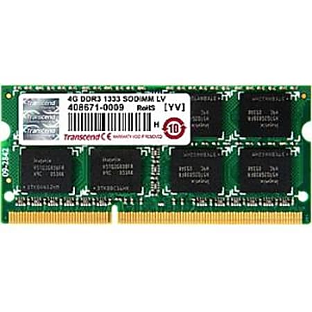 Transcend TS512MSK64V1N 4GB DDR3 SDRAM Memory Module - Office Depot