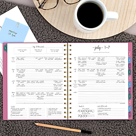 2024 2025 AT A GLANCE Harmony Academic WeeklyMonthly Medium Planner 7 x ...