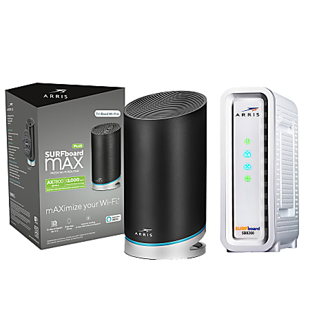 ARRIS SURFboard mAX Plus W30 Pro Gaming Bundle - Office Depot