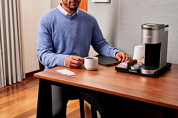 Keurig K Suite Coffee Tray 2 x 11 18 Black - Office Depot