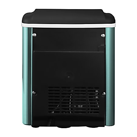 Frigidaire Stainless Steel Ice Maker Blue - Office Depot