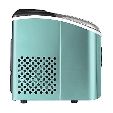 Frigidaire Stainless Steel Ice Maker Blue - Office Depot