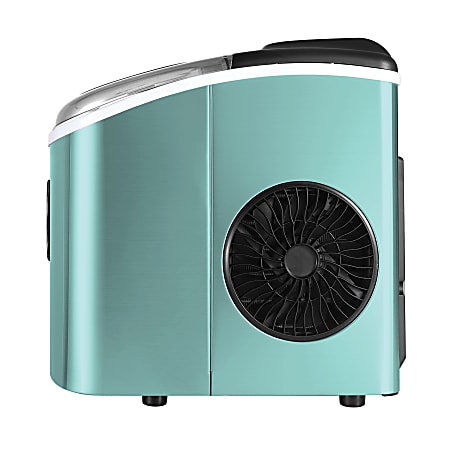 Frigidaire Stainless Steel Ice Maker Blue - Office Depot