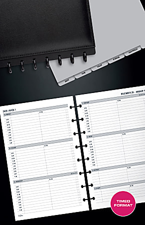 2026 TUL Discbound Weekly Planner Refill Pages Junior Size January To ...