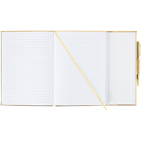 Markings by C.R. Gibson Leatherette Journal With Pen 5 12 x 8 12 ...