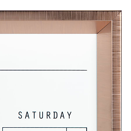 Kate and Laurel Calter Magnetic Framed Dry Erase Monthly Calendar ...