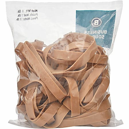 Business Source Quality Rubber Bands Size 105 5 Length x 0.6 Width ...