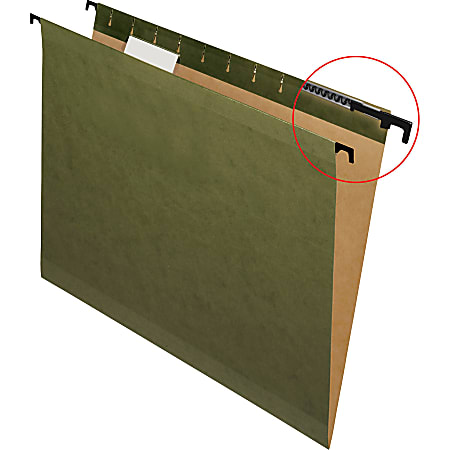 Pendaflex SureHook Technology Hanging File Folders Letter Size Green ...