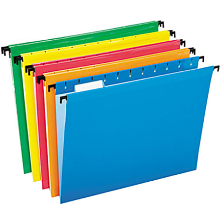 Pendaflex SureHook Technology Hanging File Folders Letter Size Assorted ...