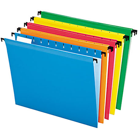 Pendaflex SureHook Technology Hanging File Folders Letter Size Assorted ...