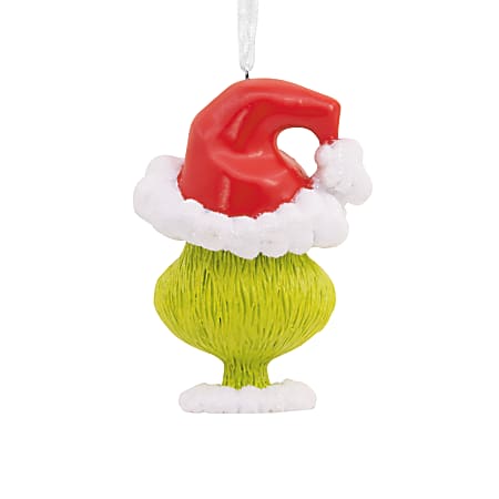 Hallmark Grinch Head Ornament 3 14 H x 2 14 W x 1 34 D Multicolor ...