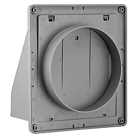 Lambro Plastic Wall Exhaust Or Air Intake Vent With Hinged Screen And ...