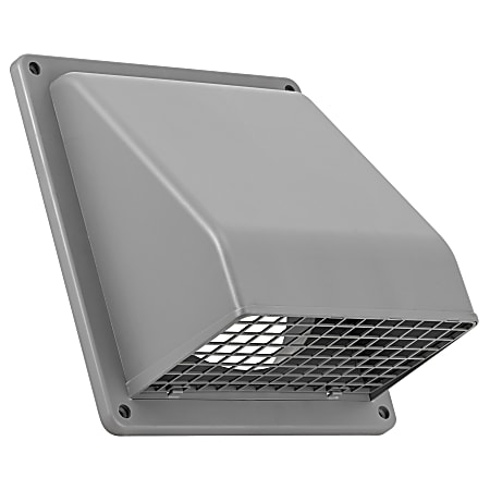 Lambro Plastic Wall Exhaust Or Air Intake Vent With Hinged Screen And ...