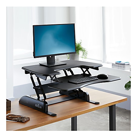 VariDesk ProPlus Manual Standing Desk Riser 30 W x 41 34 D Black ...