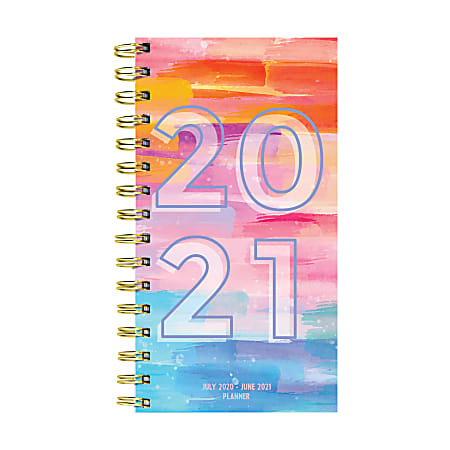 TF Publishing Small Academic WeeklyMonthly Planner 3 12 x 6 12 Colorful ...