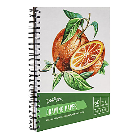 Brea Reese Drawing Paper Pad 9 x 12 60 Sheets White - Office Depot
