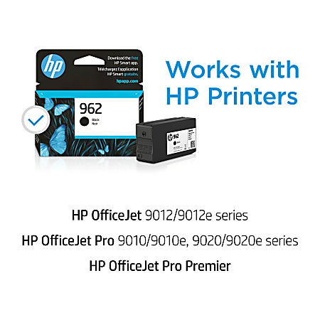 HP 962 Black Ink Cartridge 3HZ99AN - Office Depot