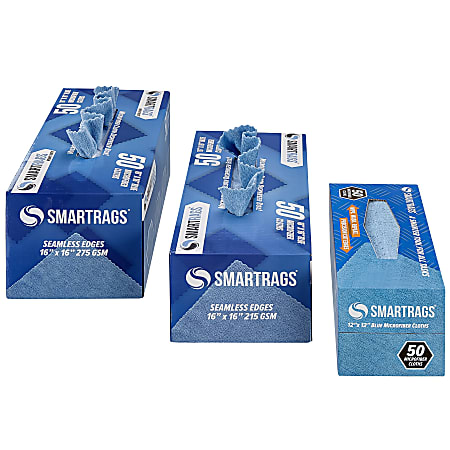 Hospeco SmartRags Disposable Microfiber Towels 45 Gram 275 GSM 16 x 16 ...