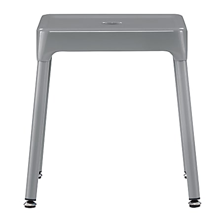 Safco Small Steel Guest Stool Silver - Office Depot