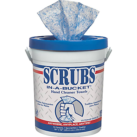 SCRUBS Hand Cleaner Towels 72 Towels Per Box Carton Of 6 Boxes - Office ...