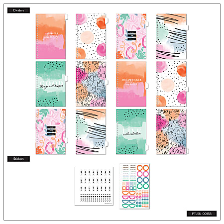 Organized by Happy Planner 12 Month MonthlyWeekly Small Happy Planner 5 ...