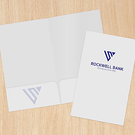 Custom 1 Color Legal Size Presentation Folders 9 x 14 12 Box Of 100 ...