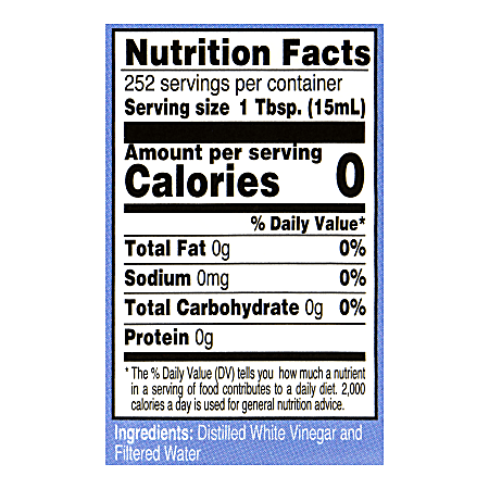 WOEBERS White Distilled Vinegar Bottles 1 Gallon Pack Of 6 Bottles ...