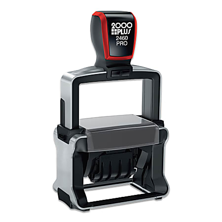 Custom 2000 Plus PrintPro 2460D Self Inking Heavy Duty Dater Date Stamp ...