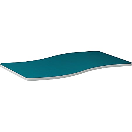 HON Build Ribbon Table Top 1 18 H x 54 W x 30 D Blue Agave - Office Depot