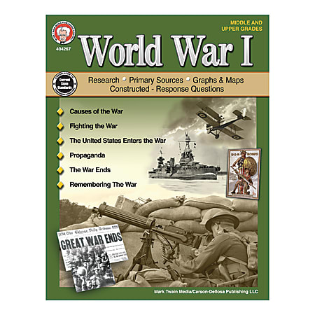 Mark Twain Media World War I, Grades 6-12