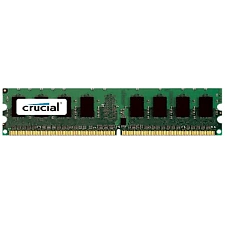 Crucial Memory Module 2GB 240 Pin DIMM DDR2 PC2 5300 - Office Depot