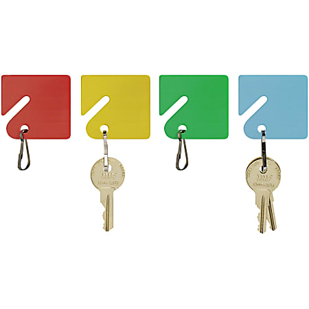 MMF Industries STEELMASTER Slotted Rack Key Tags 1 12 Assorted Colors ...