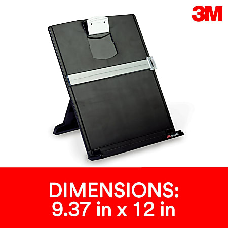 3M Desktop Document Holders 18 BlackSilver - Office Depot