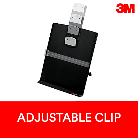 3M Desktop Document Holders 18 BlackSilver - Office Depot