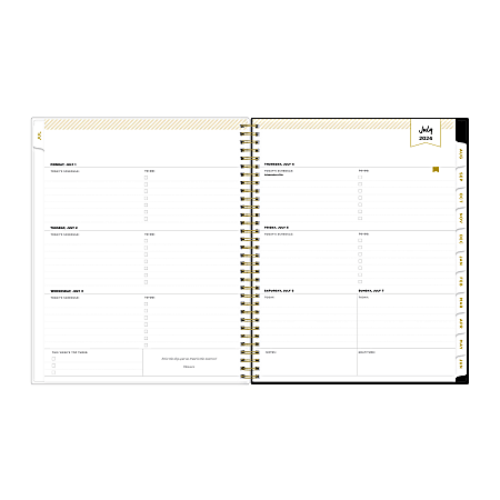 2024 2025 Day Designer WeeklyMonthly Planning Calendar 8 12 x 11 Wild ...