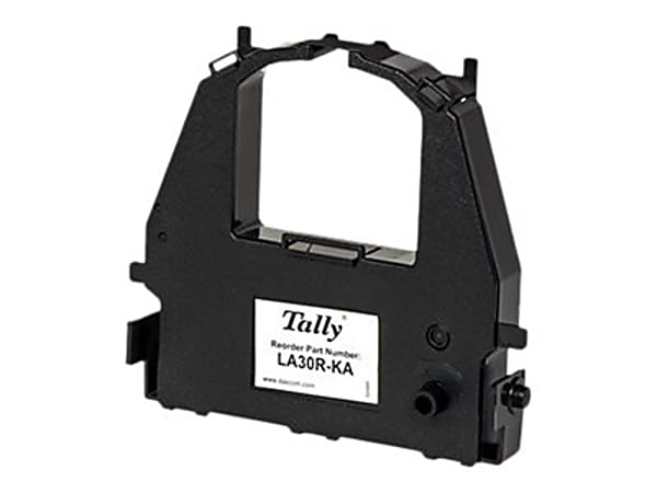 Tally Black print ribbon - Office Depot