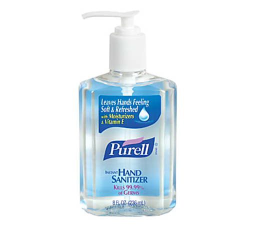 PURELL Instant Hand Sanitizer 8 oz. Pump Bottle - Office Depot