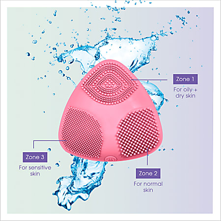 Conair True Glow Skinpod Silicone Cleansing Facial Brush 3 78 H x 3 78 ...