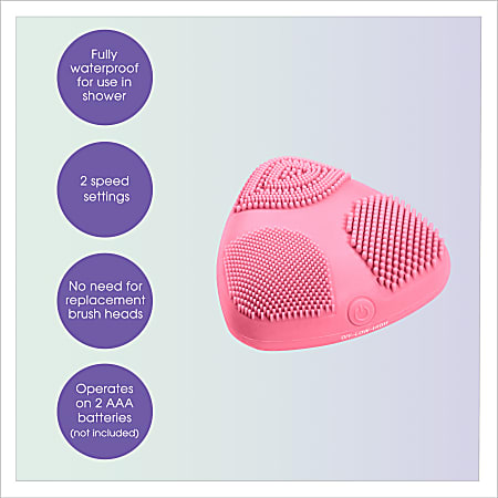Conair True Glow Skinpod Silicone Cleansing Facial Brush 3 78 H x 3 78 ...