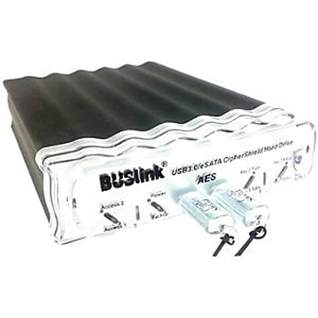 Buslink CipherShield CSX 2T U3KKB 2 TB Hard Drive 3.5 External SATA USB ...